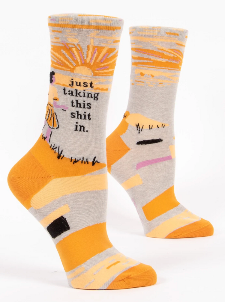Sarcastic and Funny Crew Socks – Wild Magnolia